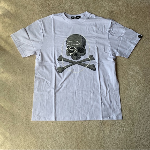 Bape | Shirts | Bape X Mastermind White Ape Head Tee | Poshmark